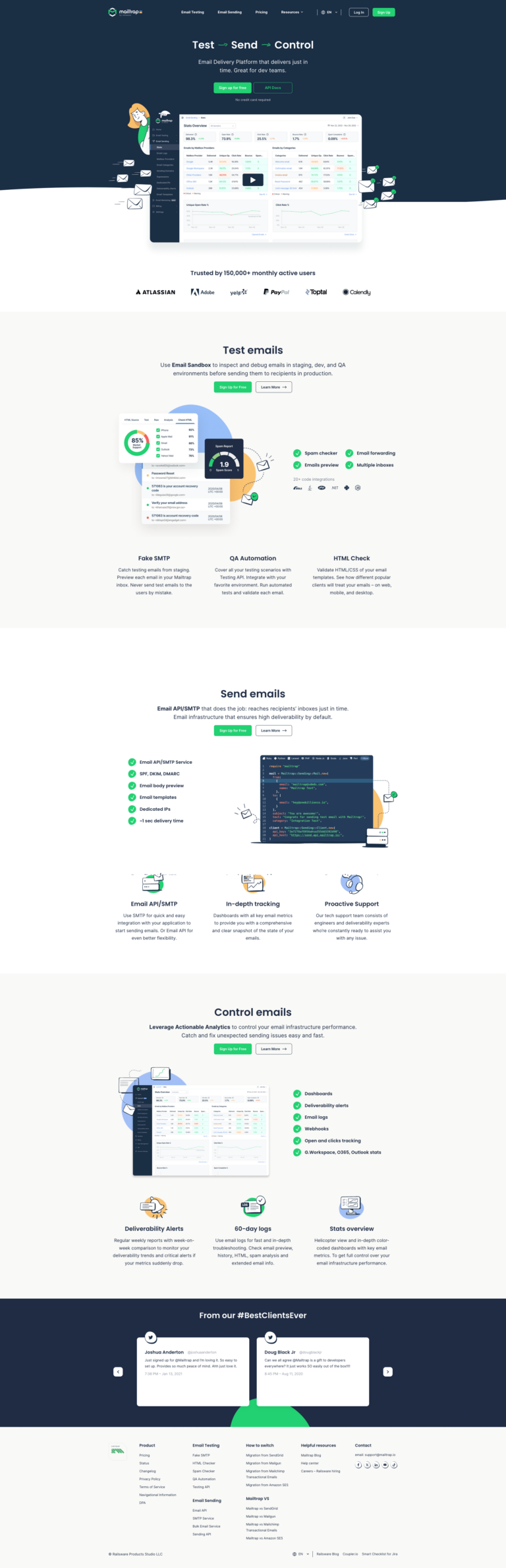mailtrap.io - Simply Static