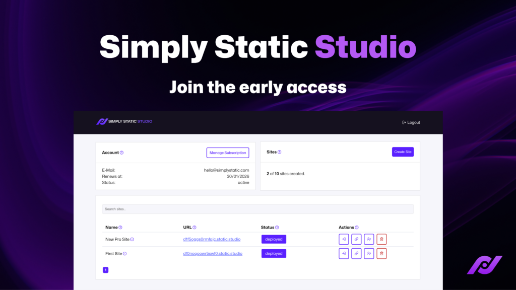 Announcing Simply Static Studio - Simply Static