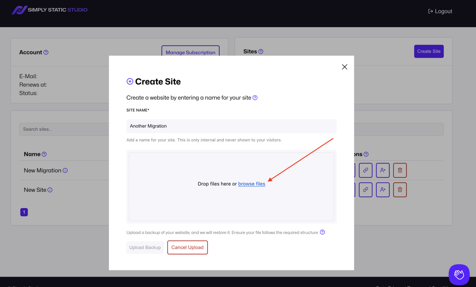 Simply Static Studio - Migration - Simply Static