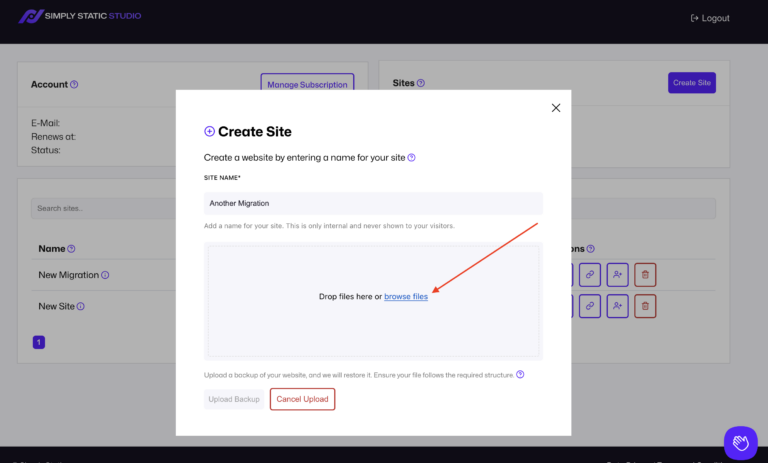 Simply Static Studio - Migration - Simply Static