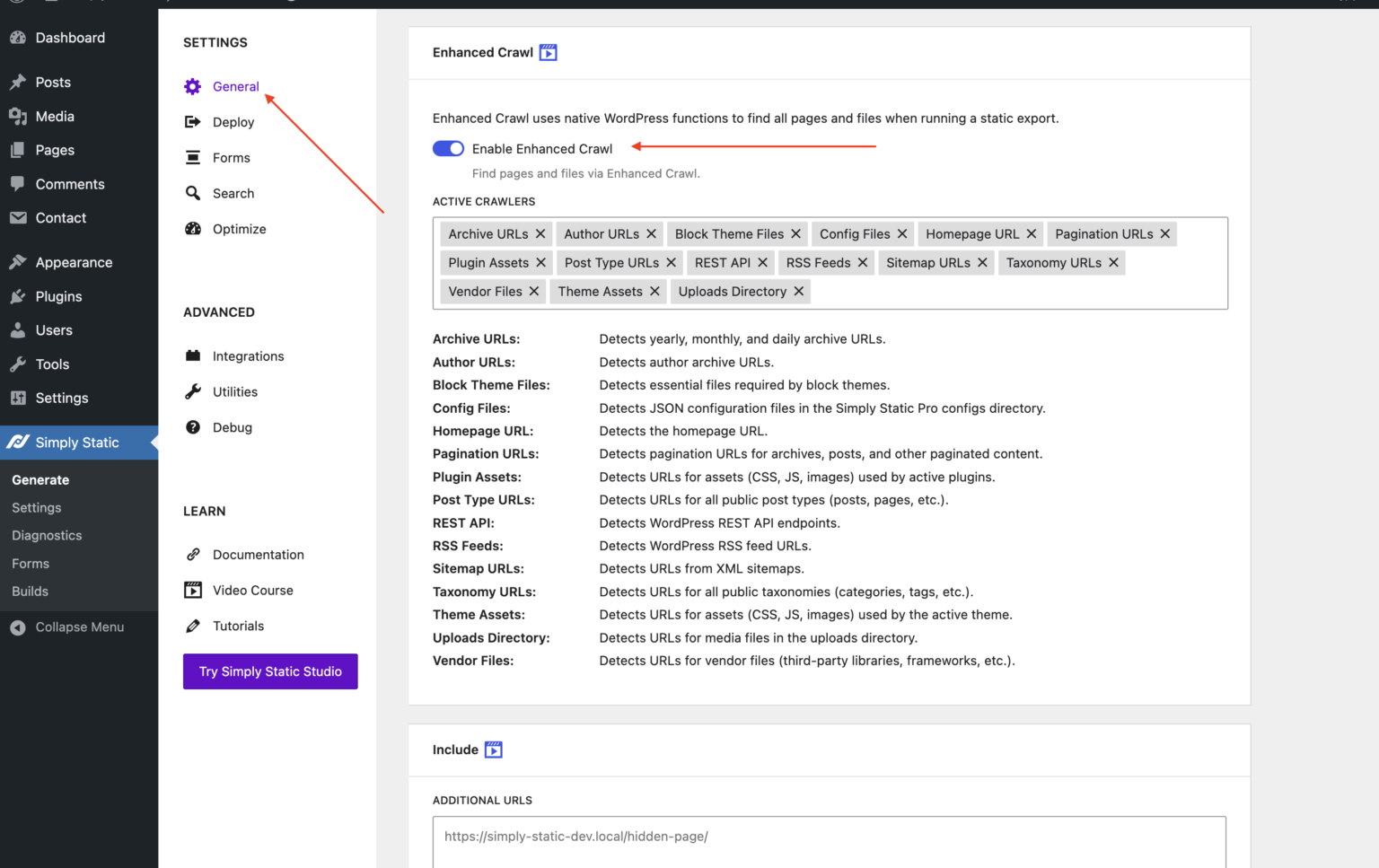 Introducing Enhanced Crawl - Simply Static